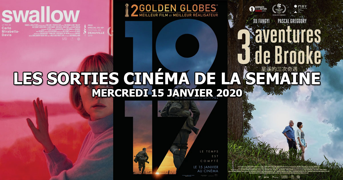 Les sorties cinéma de la semaine - mercredi 15 janvier 2020