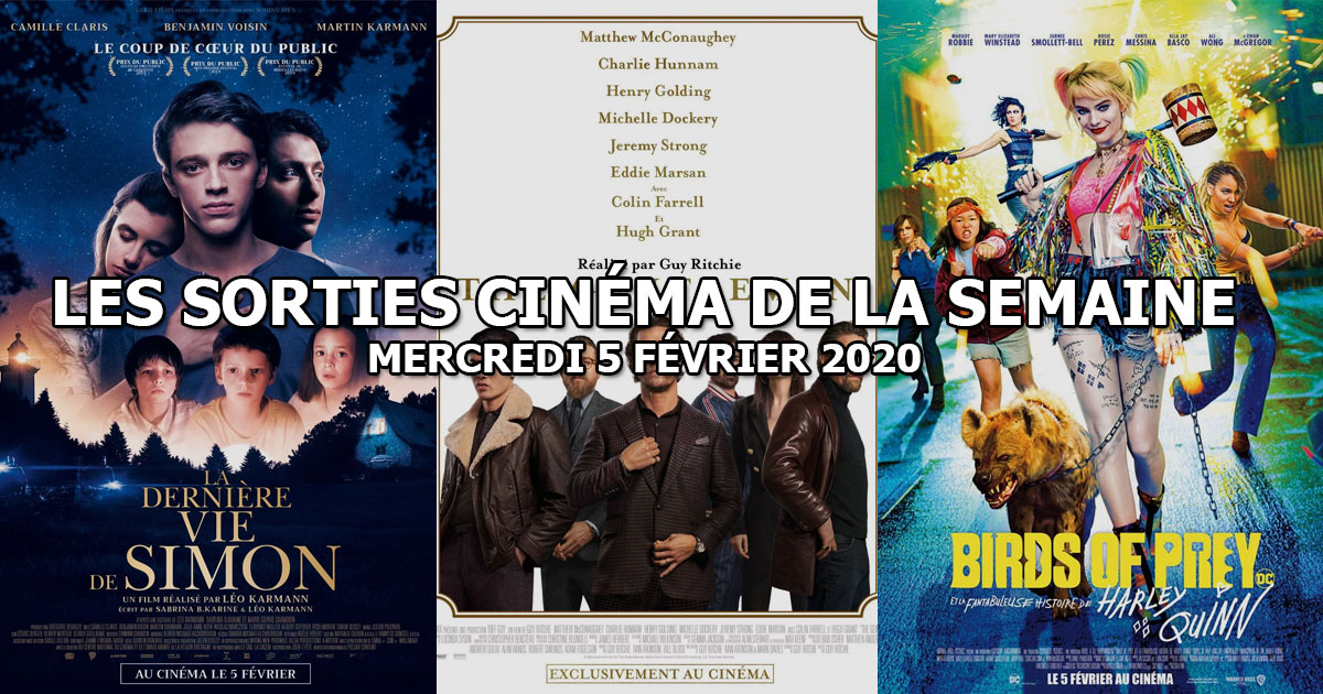 Les sorties cinéma de la semaine - mercredi 5 février 2020